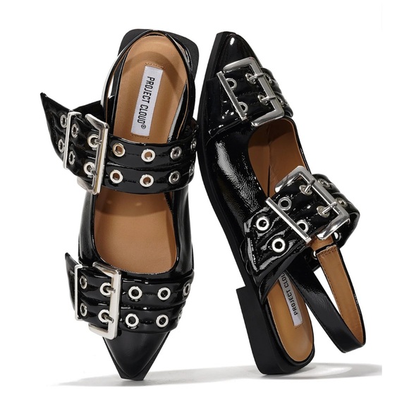 Project Cloud | Shoes | Project Cloud Vegan Black Patent Mary Jane ...